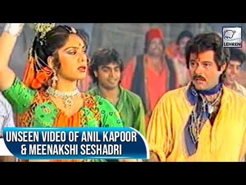 Anil Kapoor & Meenakshi Seshadri On The Sets Of Amba | Flashback Video ...