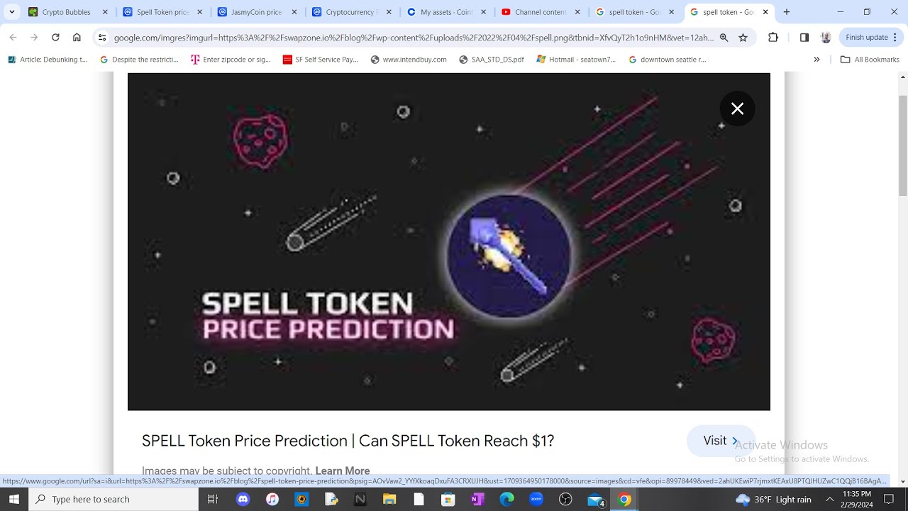 #spell token is finally pumping 🚀/ the road to .05 in 2025! - YouTube