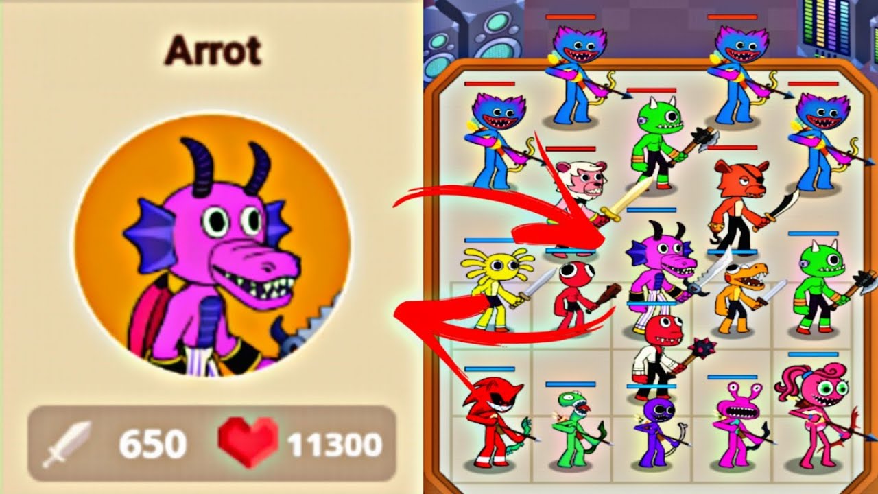 merge Rainbow Friend Game 🎯 merge Battle Game 🎯 Gameplay walkthrough 🎯 ...