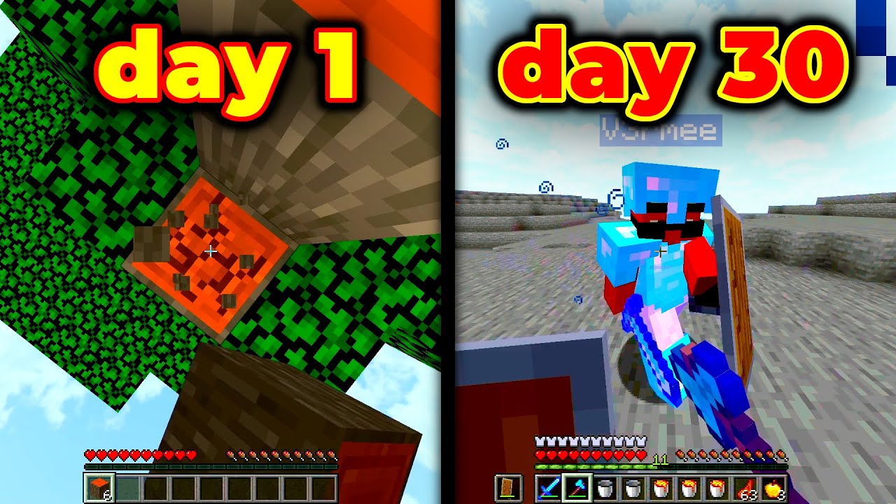 We Spent 30 Days Preparing to Fight Each Other in Minecraft - YouTube