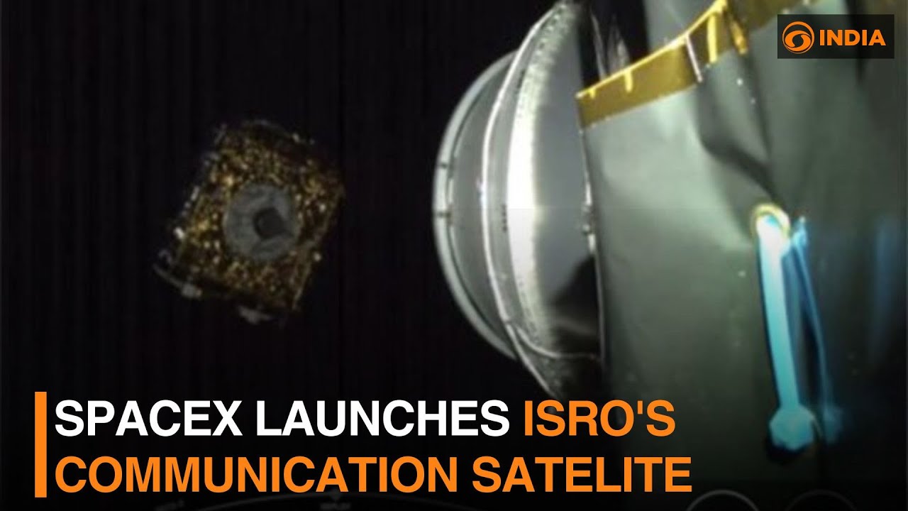 SpaceX launches ISRO's communication satelite GSST-N2 | DD India - YouTube