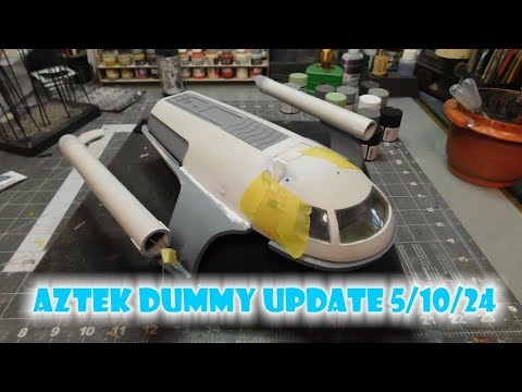 Aztek Dummy Update 5/10/24 Concept Shuttlecraft - Part 2 - YouTube
