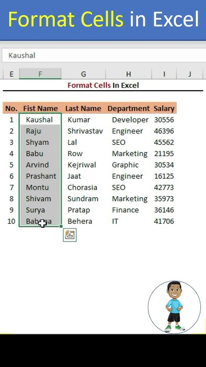 Advanced Format Cells In Excel Excel Exceltips Shorts Msexcelfullcourse Exceltutorial