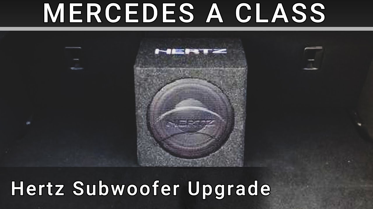 Mercedes A Class 2017 Hertz Dieci DBA 200.3 8" Compact Subwoofer On ...