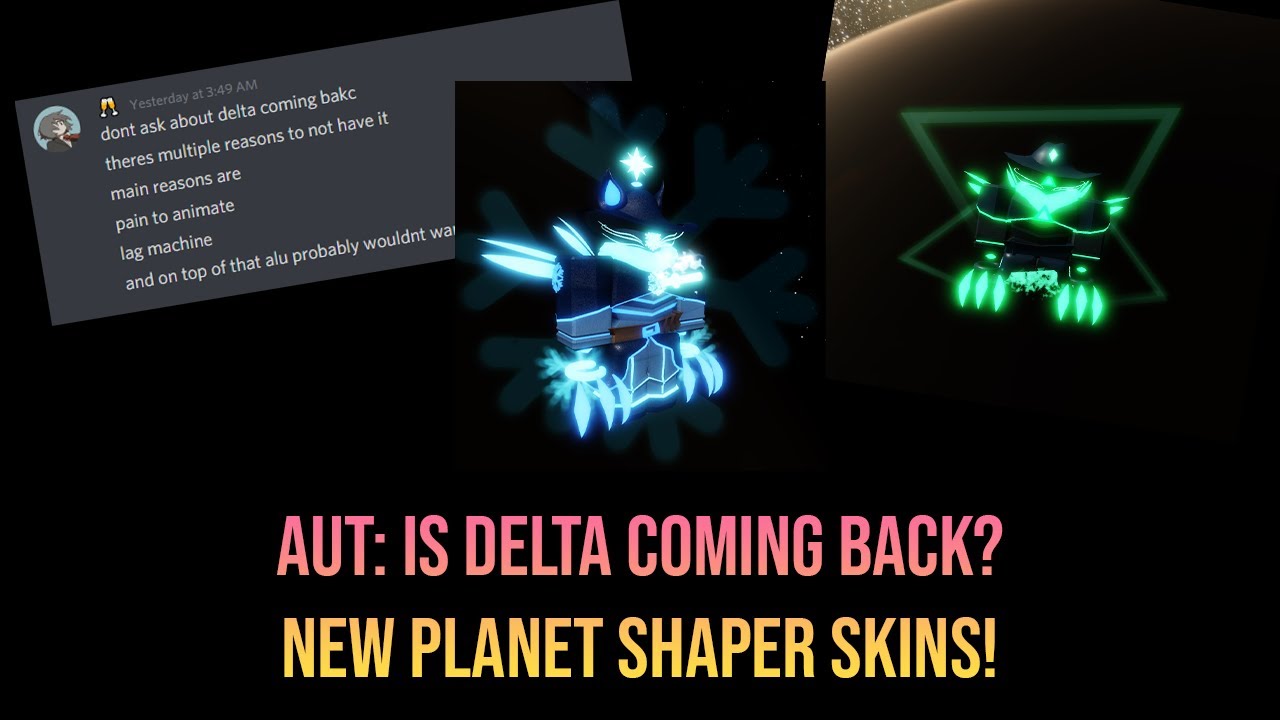 [AUT] IS DELTA COMING BACK? New Planet Shaper SKINS | SNEAK PEEKS - YouTube