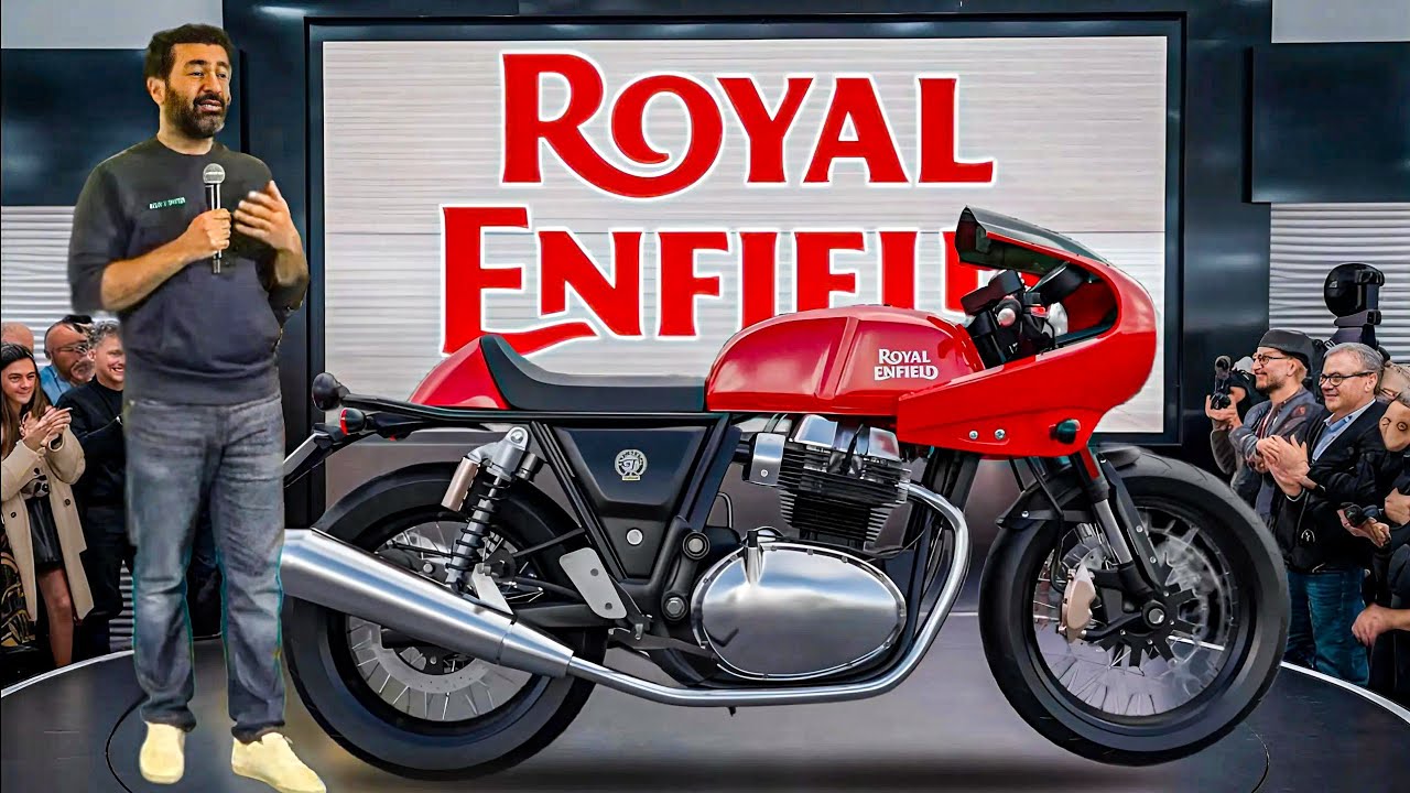 2025 NEW ROYAL ENFIELD CONTINENTAL GT 750 CAFE RACER UNVEILED YouTube