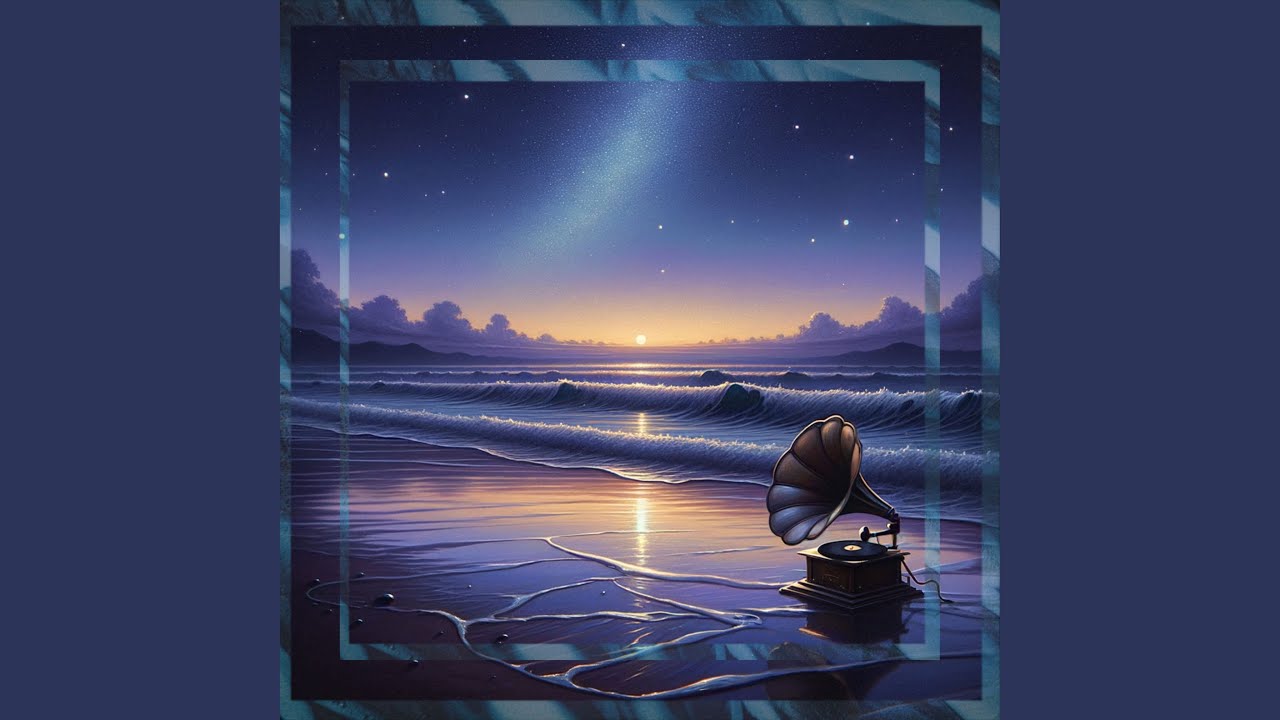 crashing waves on a crt screen - YouTube