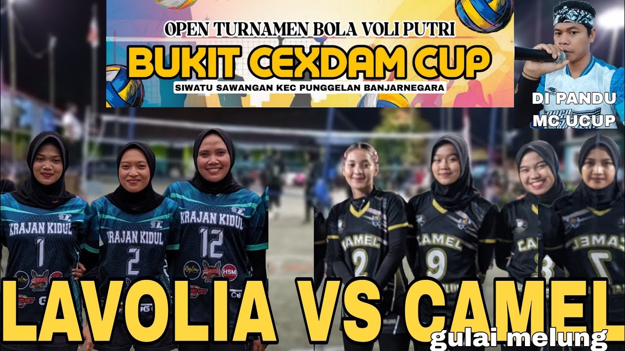set 1 // saling kejar poin antara LAVOLIA VS CAMEL // BUKIT CEXDAM CUP ...