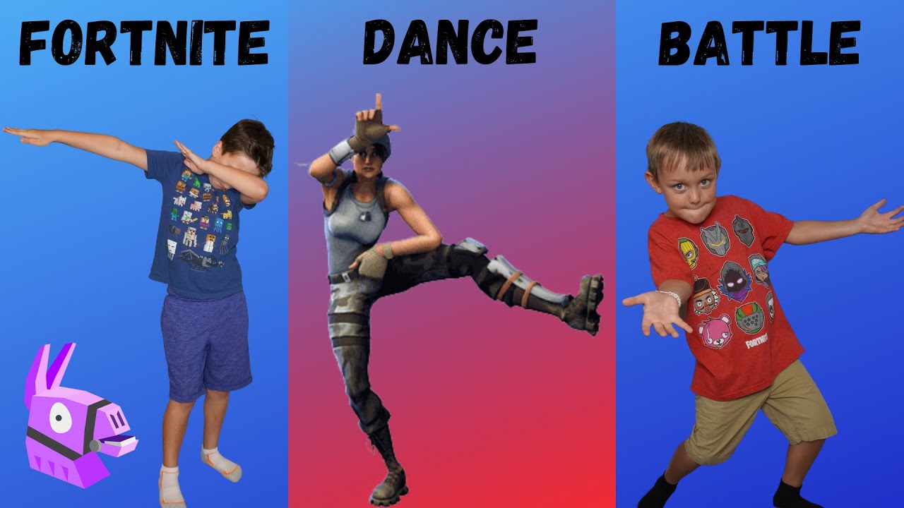 FORTNITE DANCE BATTLE - REAL LIFE CHALLENGE!!! - YouTube