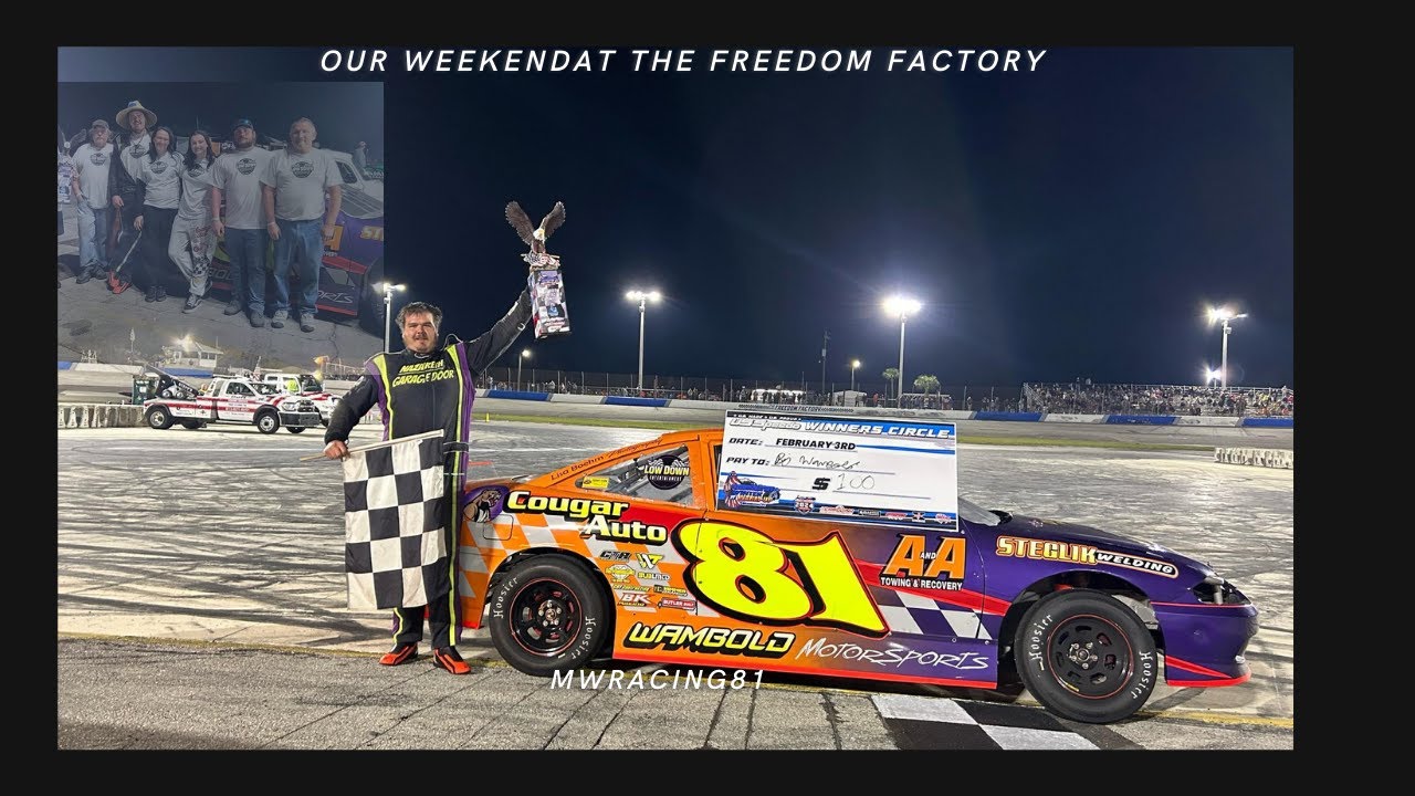 Going from blowing a motor too, winning the B main- Freedom Factory ...
