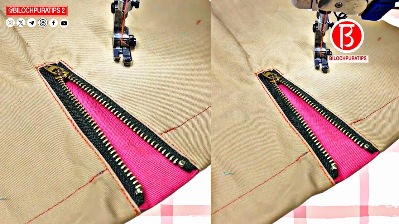 Zippered vents at feet and cuffs Full video Tutorial - YouTube
