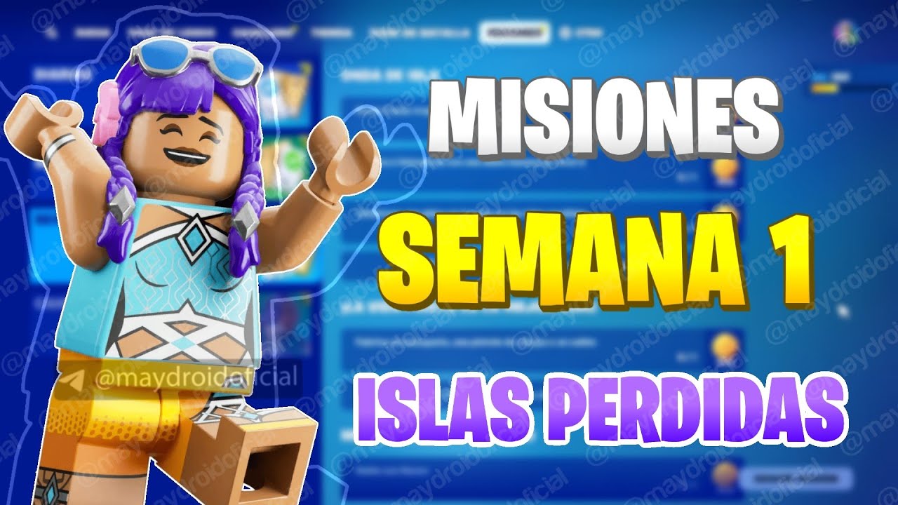 Cómo COMPLETAR TODAS las MISIONES de la SEMANA 1 ISLAS PERDIDAS en LEGO ...