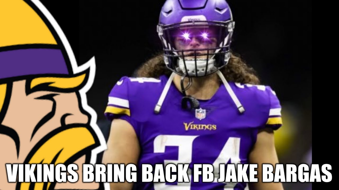 Vikings Bring Back FB Jake Bargas - YouTube