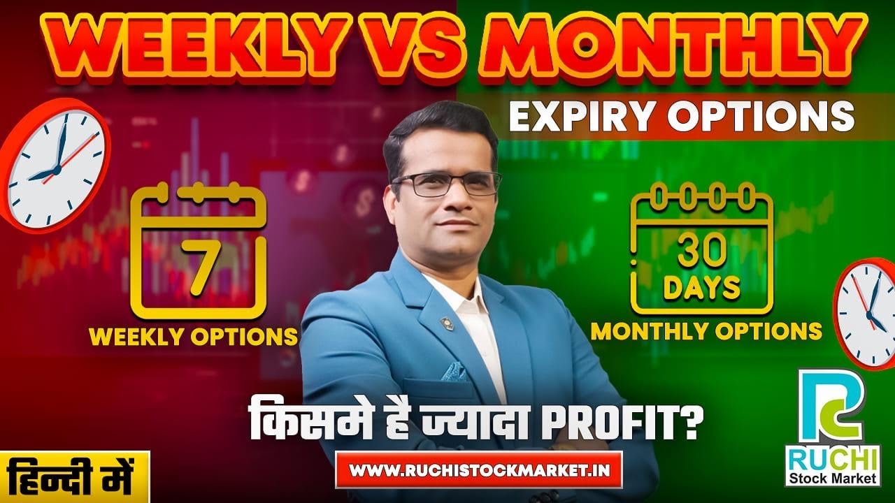 Weekly Option vs Monthly Options l Explained in Hindi with Live ...