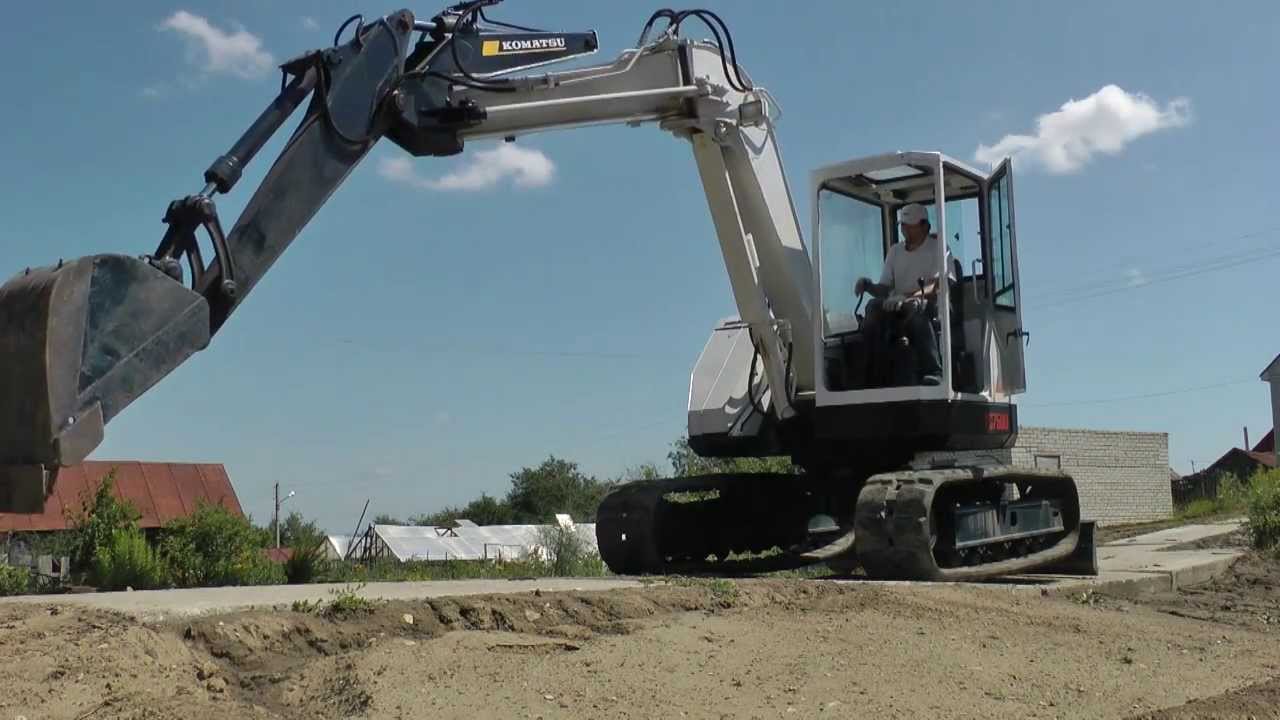 Komatsu PC75 1994 Video - YouTube