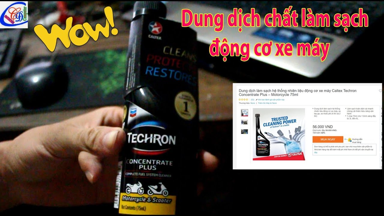 Dung dịch làm sạch động cơ xe máy Caltex Techron Concentrate Plus ...