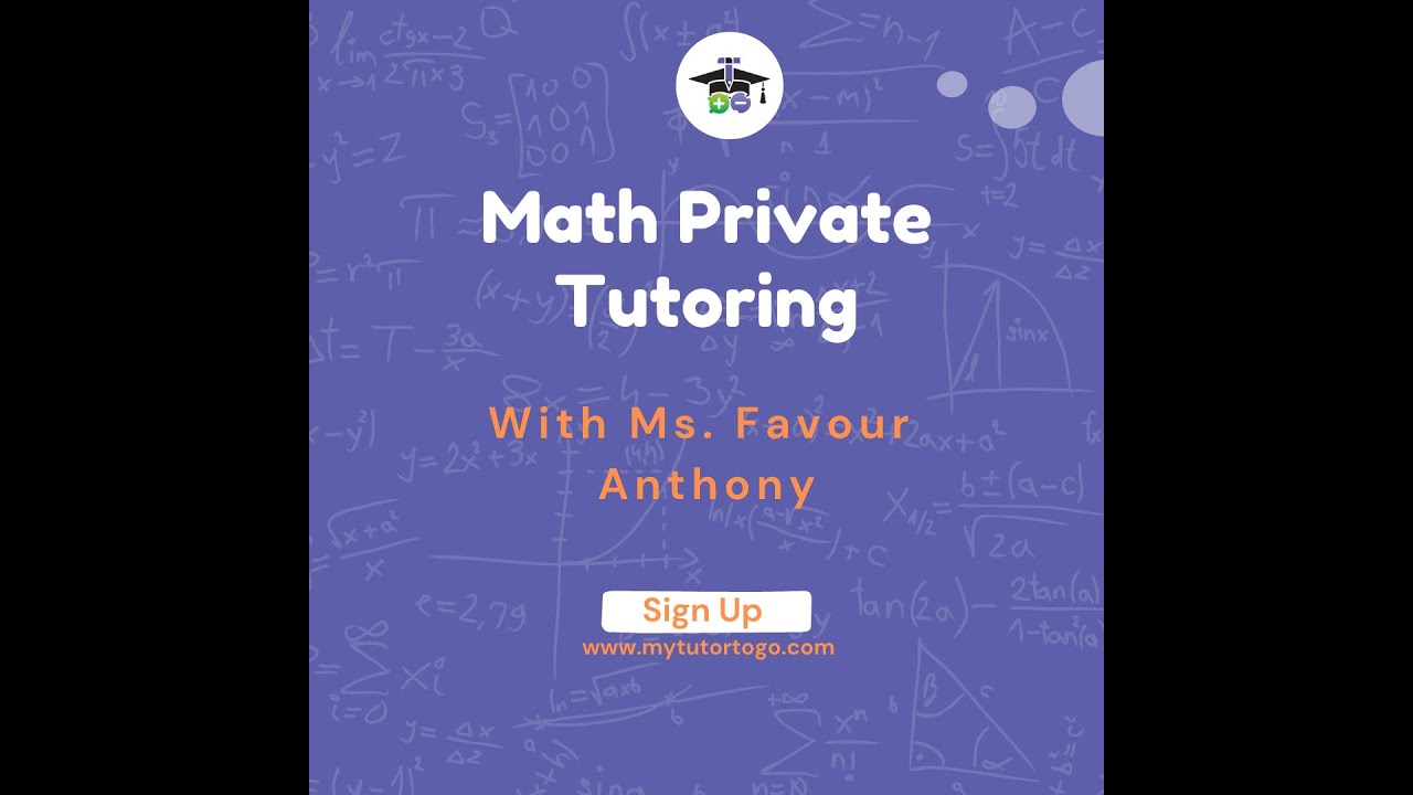 Solving Single Variable Linear Algebra equation with Miss. Favour - YouTube