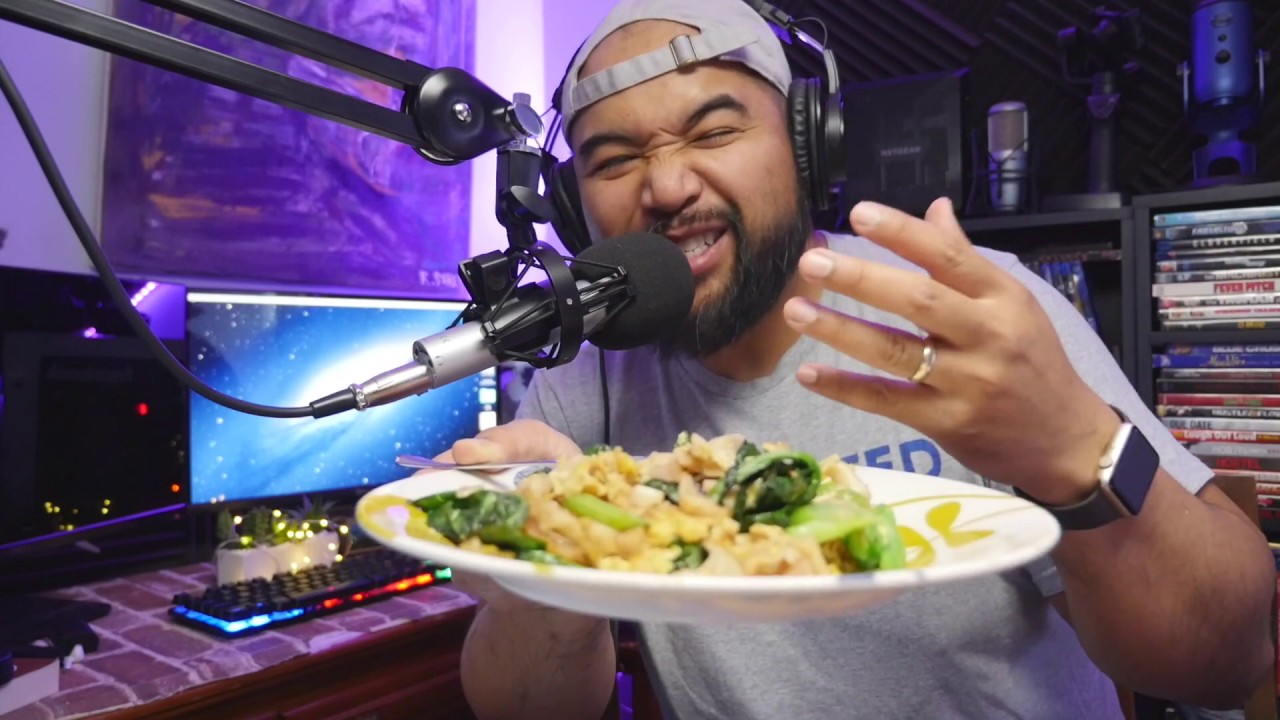 Easy Veggie stir fry FAT noodle recipe! (Pad see eww or Mee Katang ...
