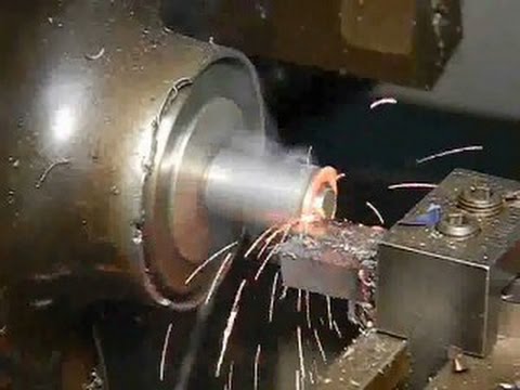 Lathe Tool Crash Test 6 of 12 Cyclops HSS, not CNC - YouTube