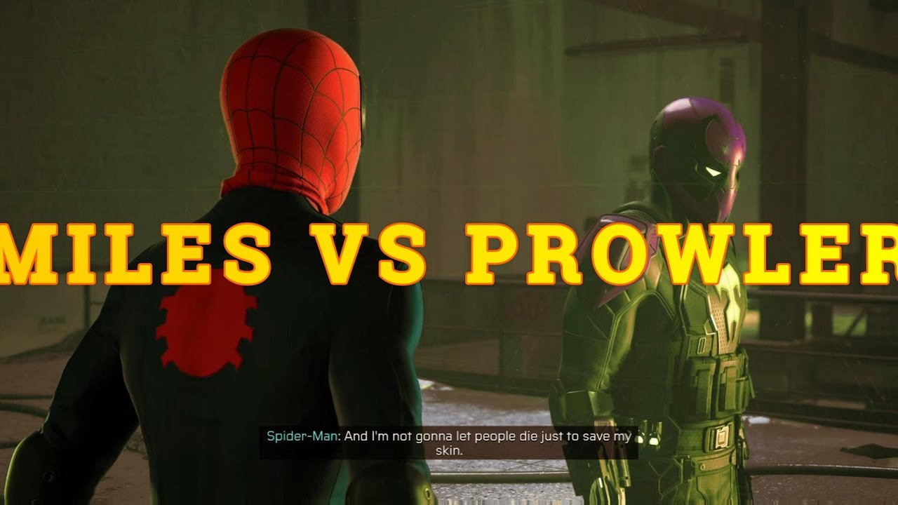 Miles vs Prowler FINAL FIGHT | Spider-Man Miles Morales (4K HDR) - YouTube