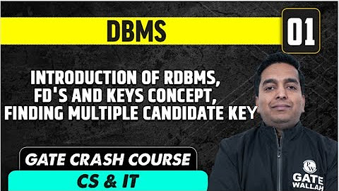 DBMS | CS & IT | GATE Crash Course - YouTube