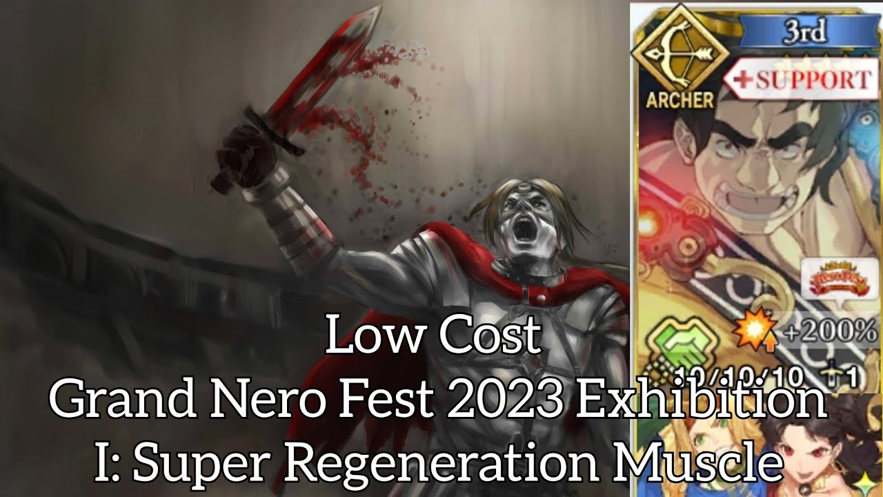 Low Cost Grand Nero Fest 2023 Exhibition I: Super Regeneration Muscle ...