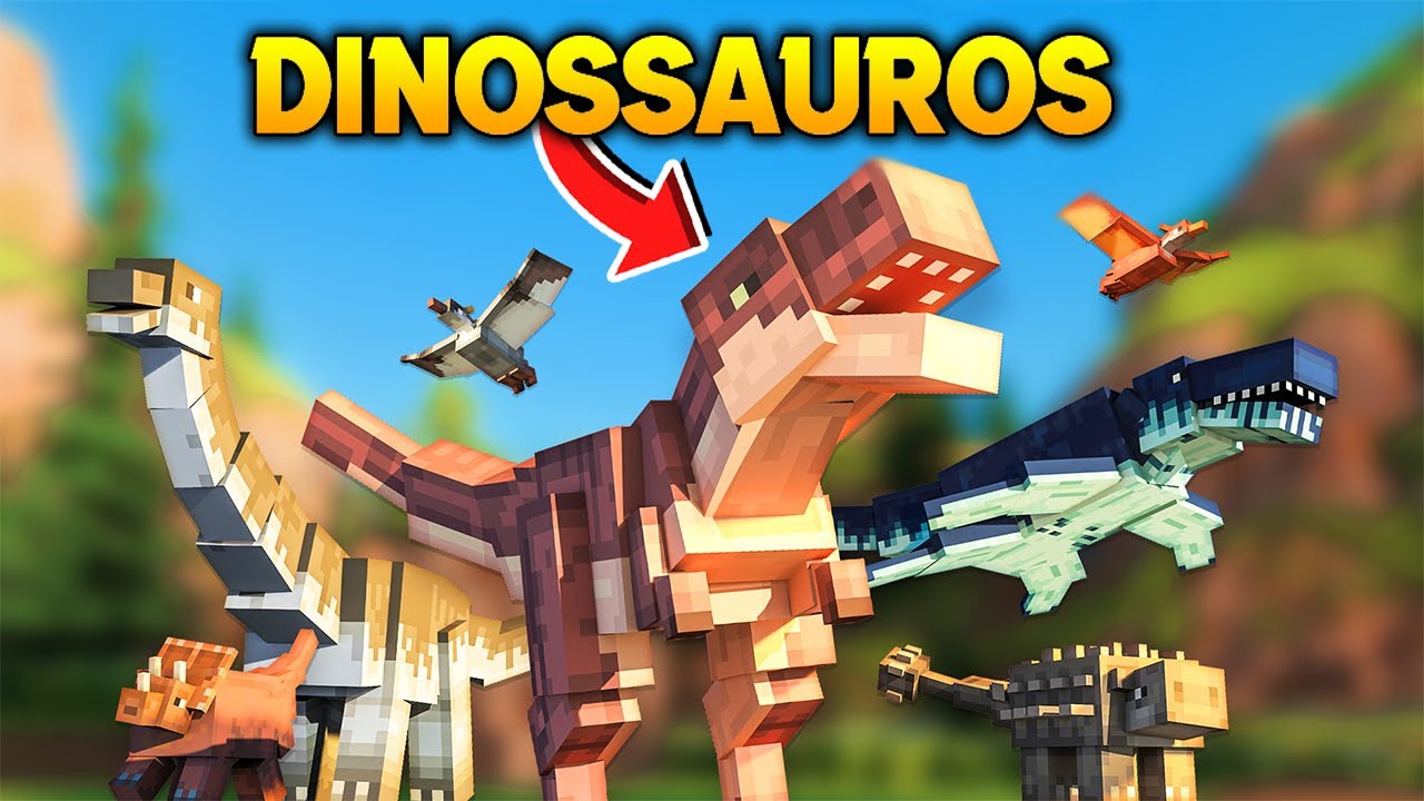 ADDON de DINOSSAURO MCPE - Mod ingen universe Addon Minecraft pe 1.17 ...