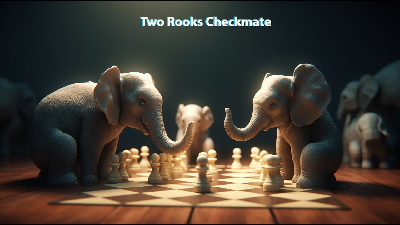 How to Execute the Two Rooks Checkmate | Chess for Kids - YouTube