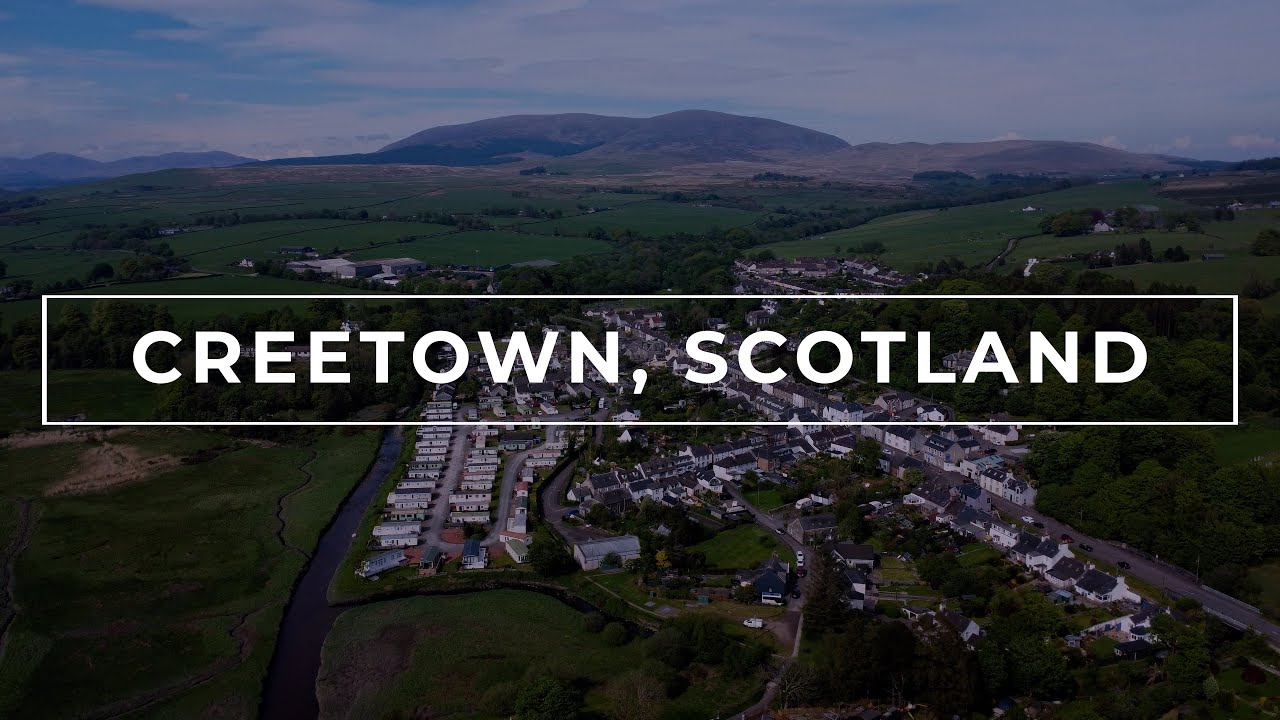 Creetown, Scotland | An Amazing View From The Sky | 4K Drone Footage ...