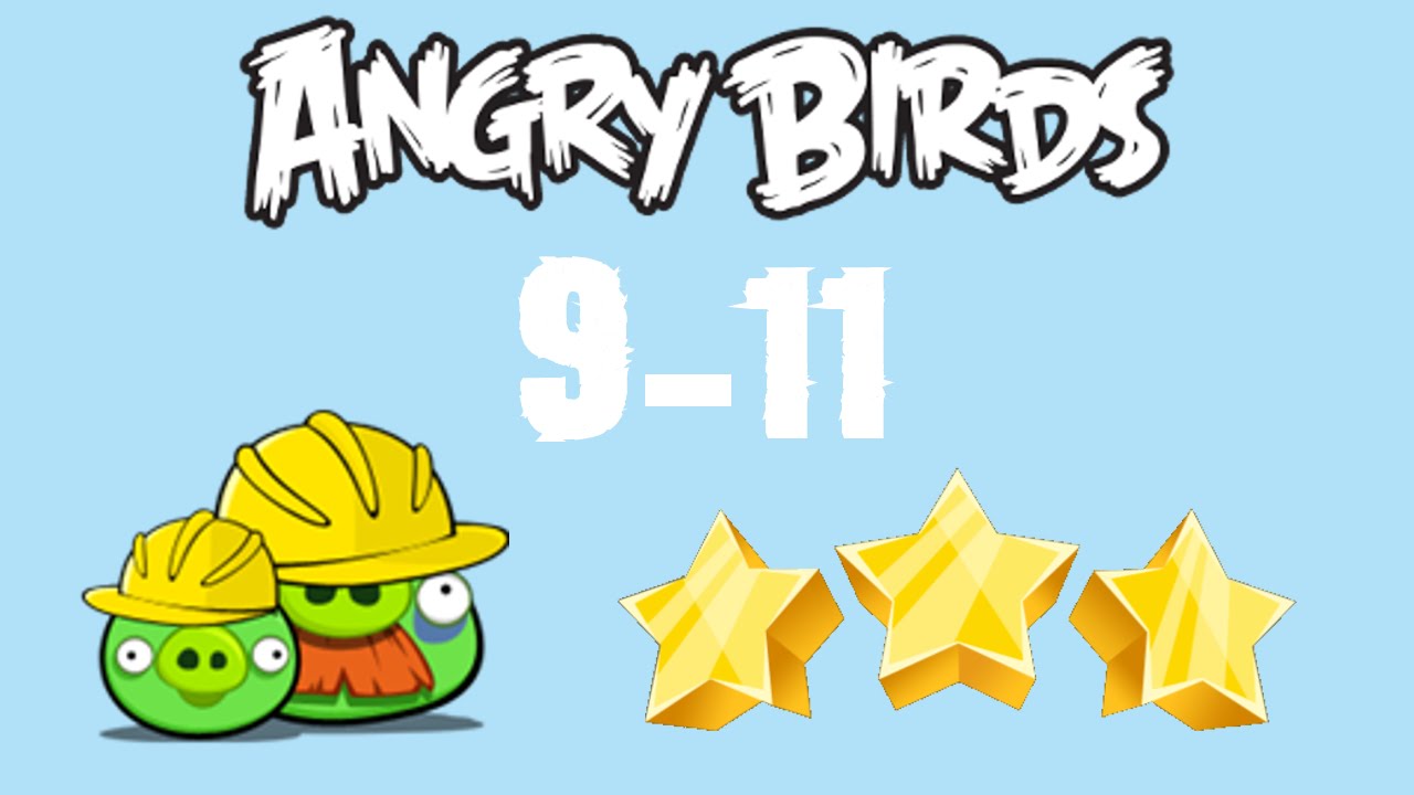 [9-11] Angry Birds - The Big Setup - 1 bird - 3 stars - YouTube