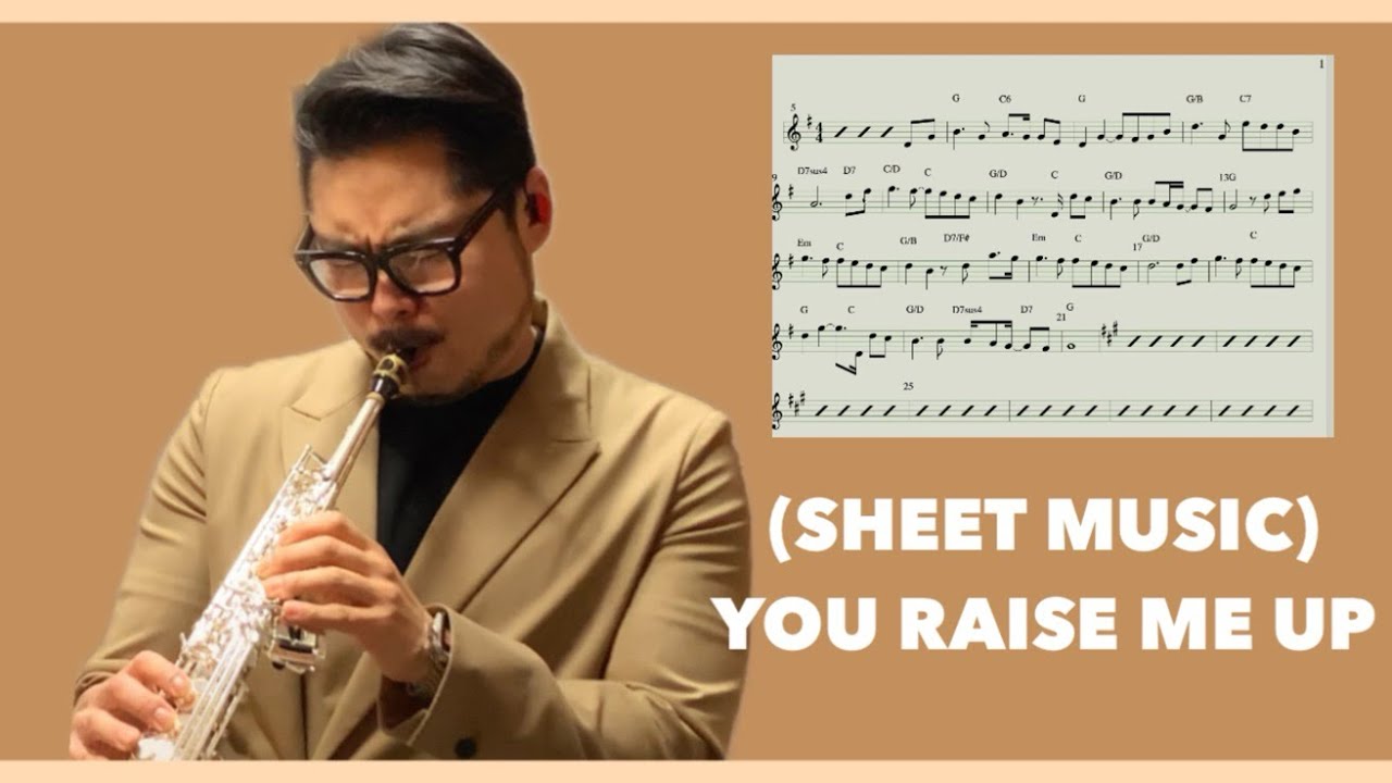 Sheet Music 악보 | You Raise Me Up | 이유철 (Lee Yu Cheol) •Soprano ...