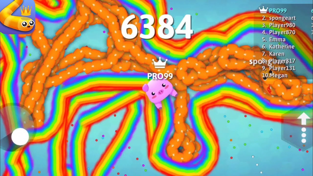 Hambow Pig Snake Takes Over Snake.io - Epic Gameplay - YouTube