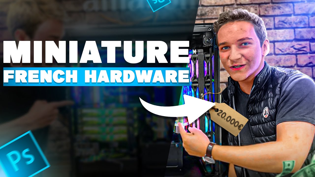 MINIATURE pour les FRENCH HARDWARE (Photoshop Speed Art) - YouTube
