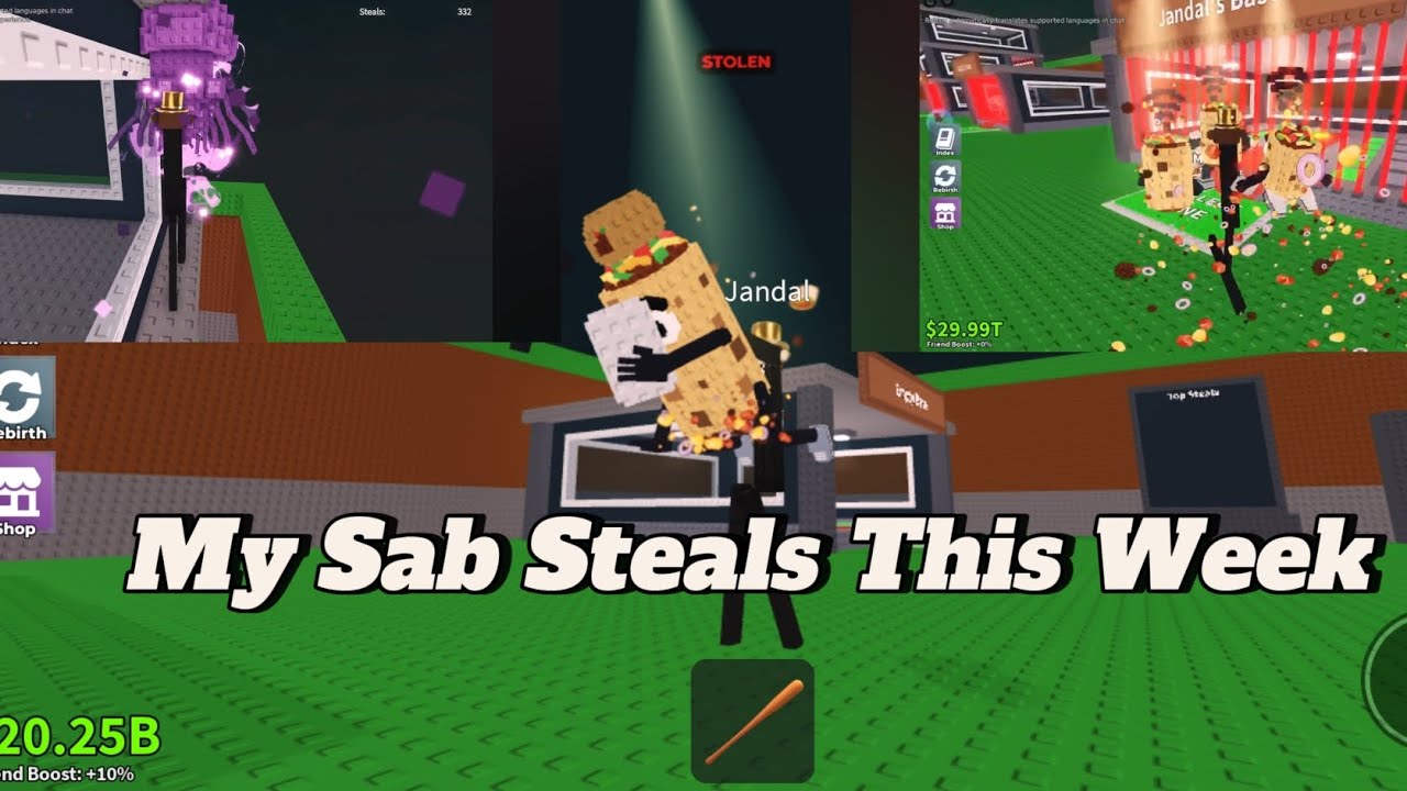 My Sab Steals This Week - YouTube