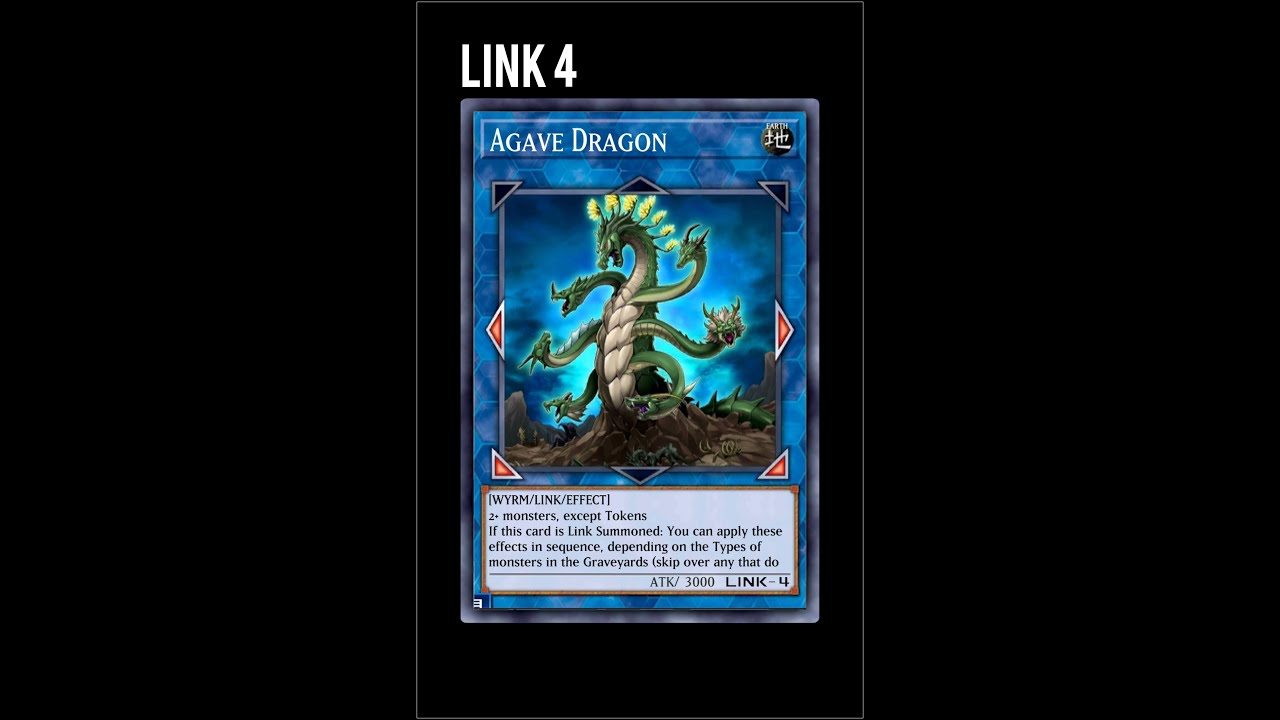 Yugioh Duel Links - Playmaker LINK summon Link 4 Agave Dragon - YouTube