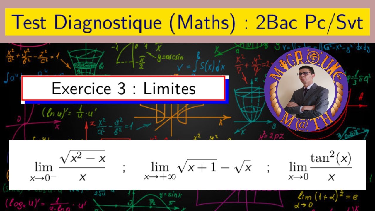 Limite d'une fonction — Rappel sur le calcul de limites — Exercice 3 ...