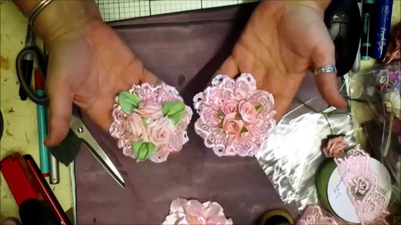 Gorgeous Handmade Shabby-Chic/Wedding Flowers - jennings644 - YouTube