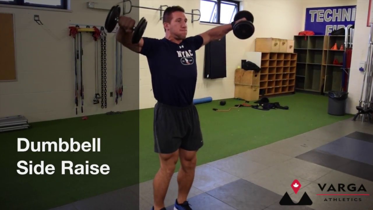 Dumbbell Side Raise - YouTube