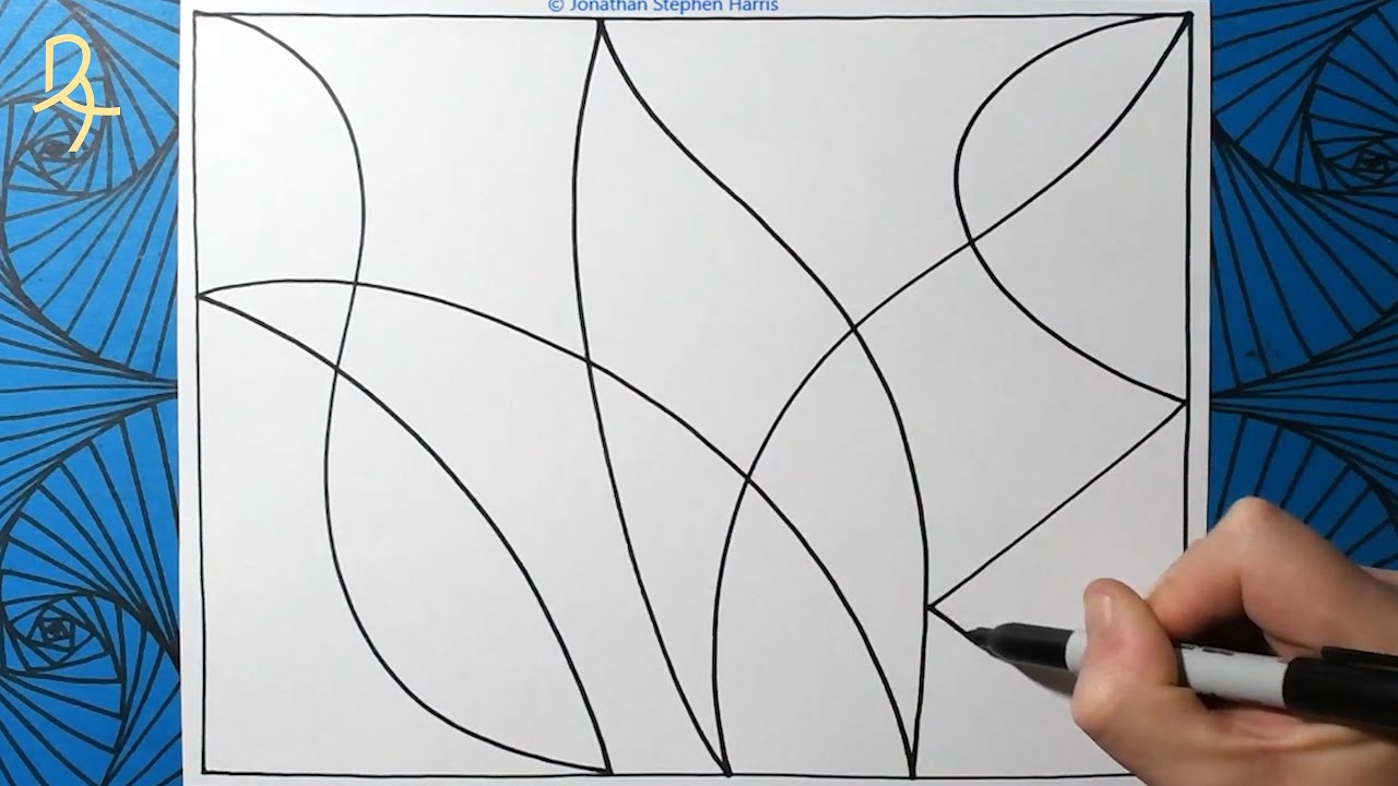 How to Draw Spiral Drawings | Satisfying and Relaxing Art Therapy ...