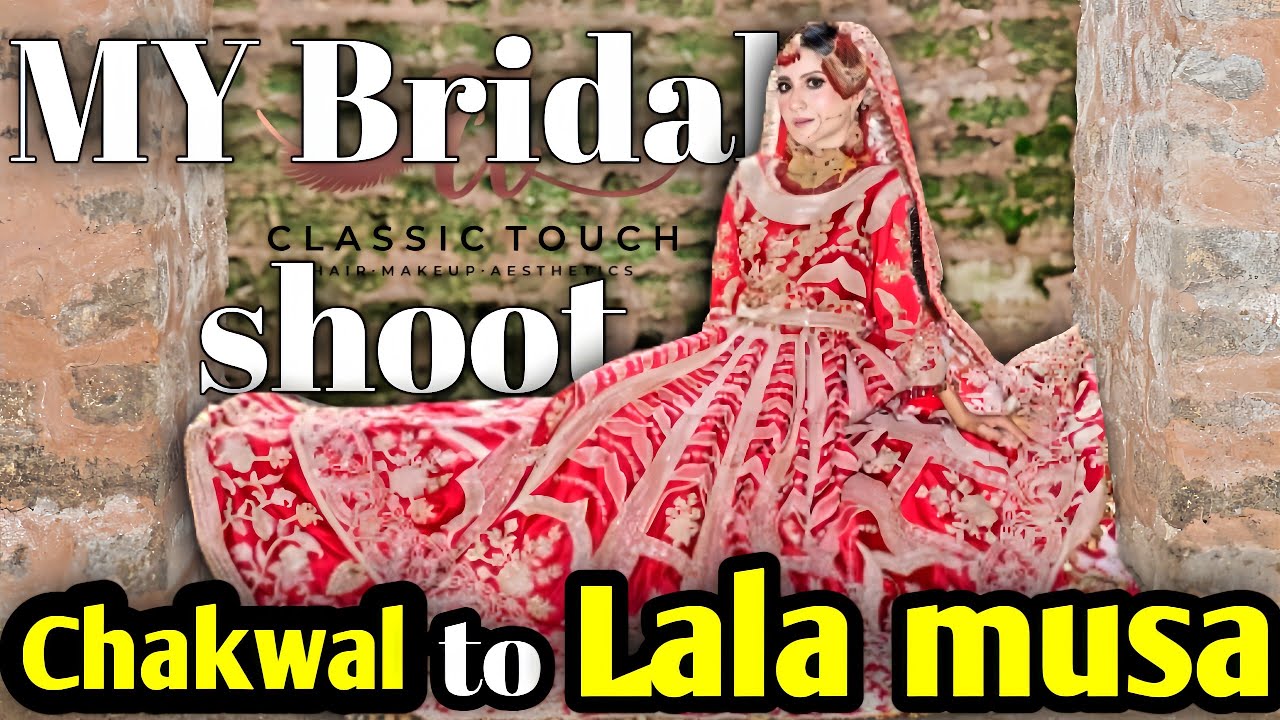 My bridal shoot at Lala Musa city || I became a barat model || Rj ...