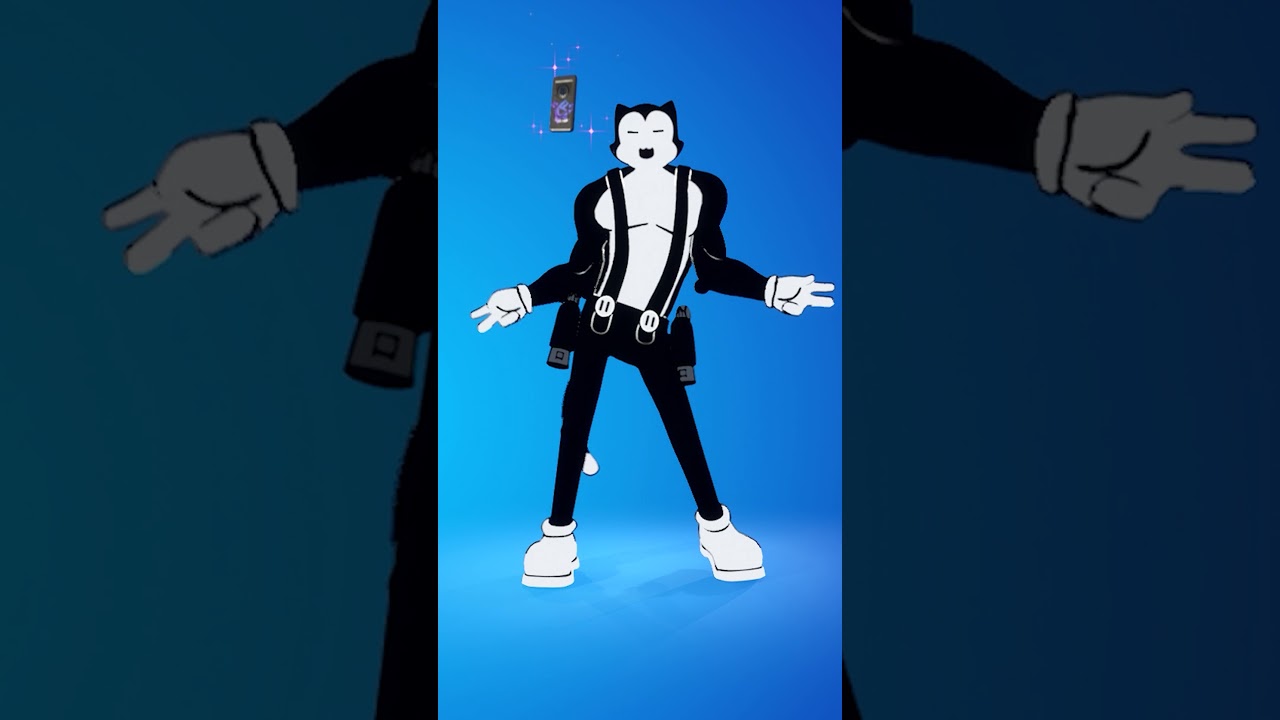 FORTNITE Dance Emote "POKI" Toon Meowscles CHAPTER 2 SEASON 6 - YouTube