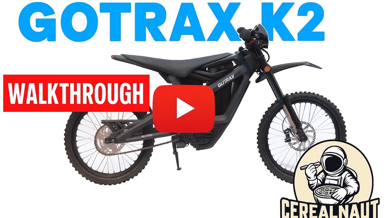 Gotrax k2 60v Electric dirt bike Surron style emoto walk around Compare ...