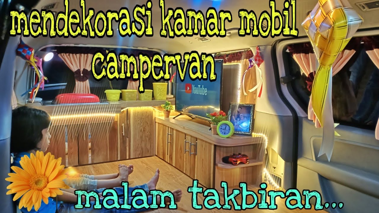 DEKORASI INTERIOR MOBIL SAAT TAKBIRAN - YouTube