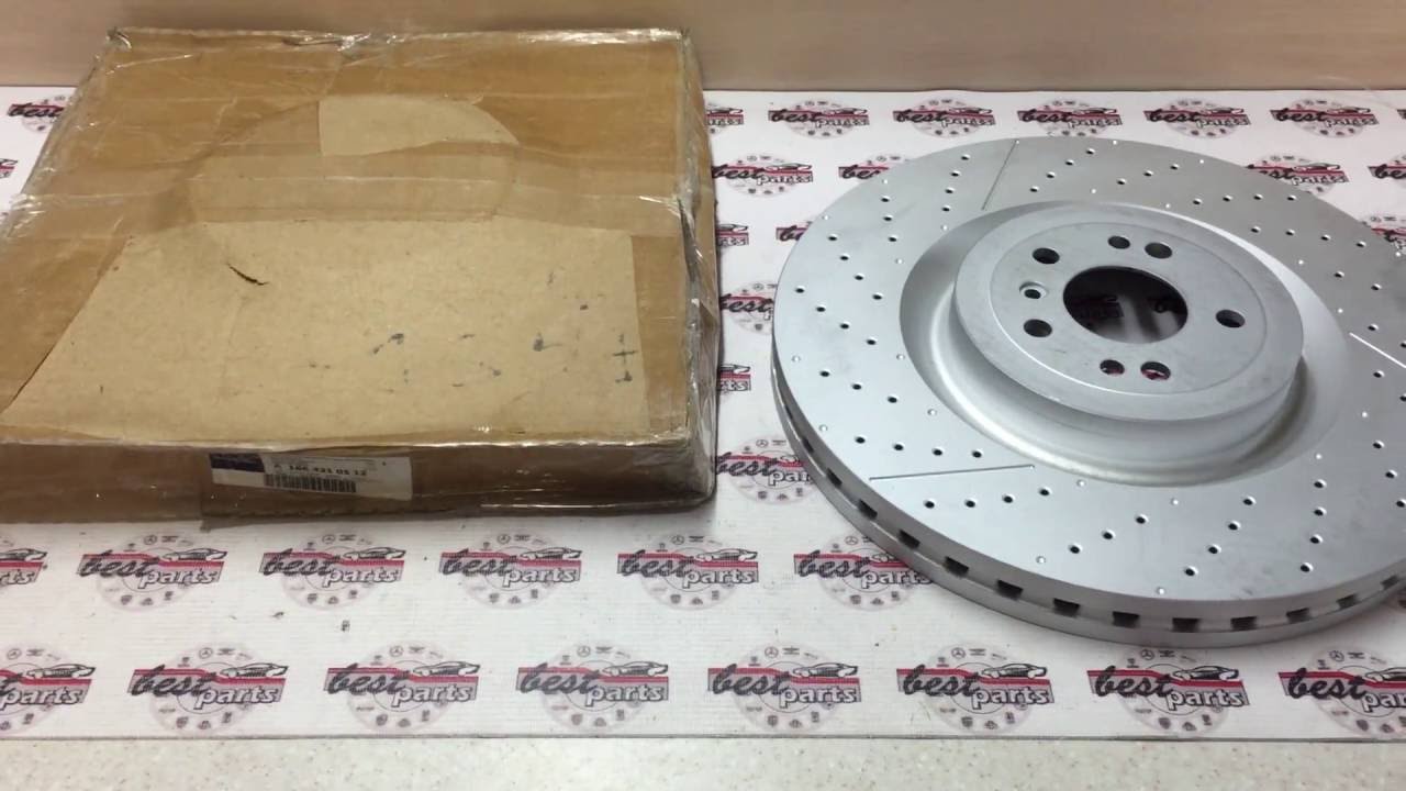 A1664210512 Диск тормозной передний AMG Mercedes ML/GLE W166 / GL X166 ...