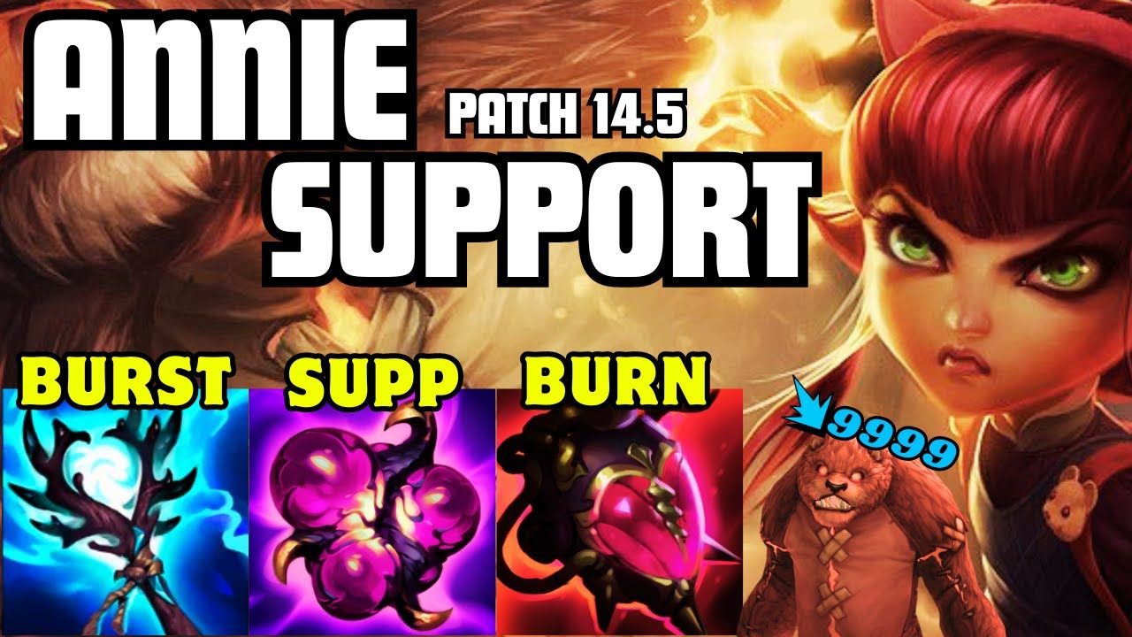 RIOT CHANGES ANNIE TO SUPPORT!! ANNIE SUPPORT SEASON 14.5 - YouTube
