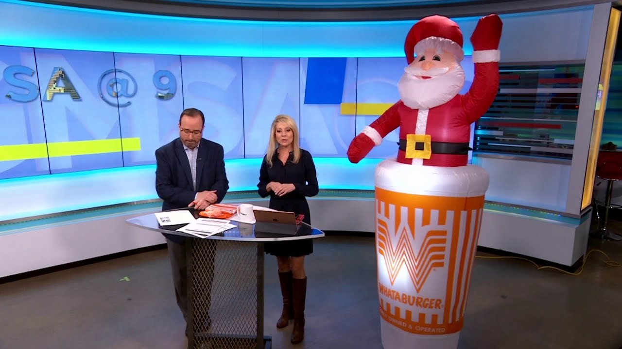 Whata-Santa decoration released by Whataburger - YouTube