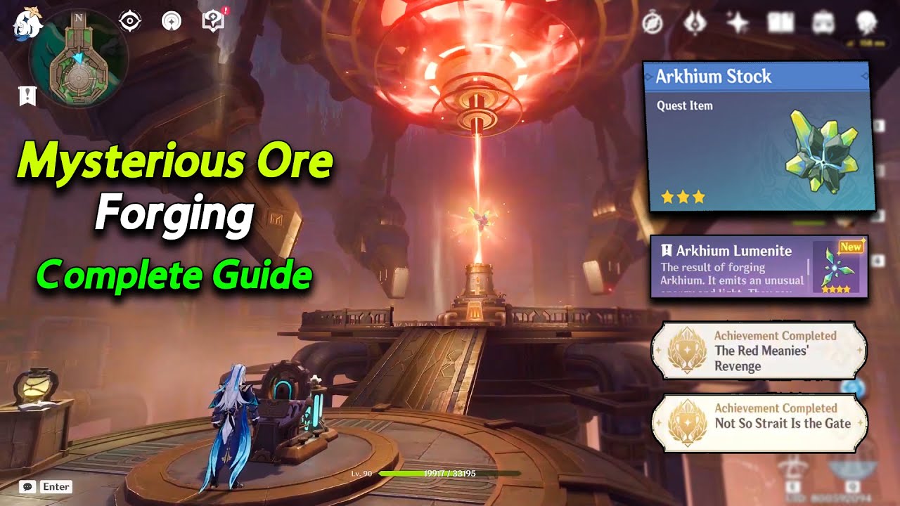 Mysterious Ore Forging Full Guide | Where to submit the Arkhium stock ...