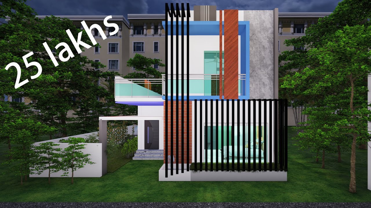 Middle class 3BHK Duplex style House with Garden Space | 1036 sqft ...