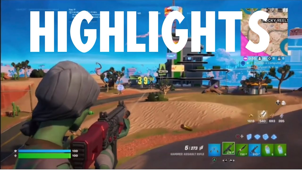 My Fortnite highlight so far - YouTube