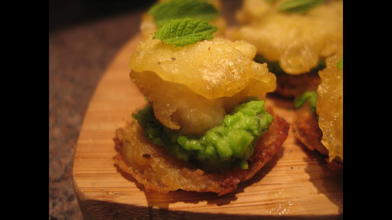 How to make Fish & Chips Canapes - Stop Motion Cookery - YouTube